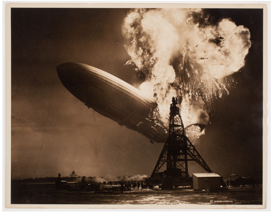 Crash du dirigeable Zeppelin LZ129